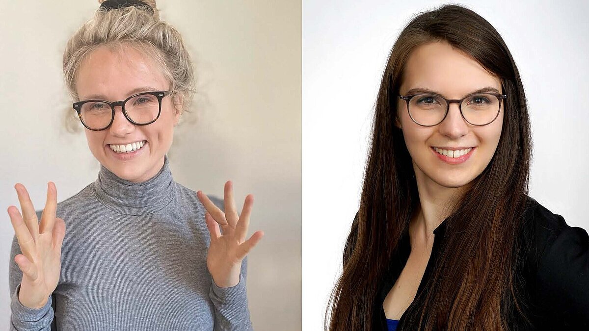 Juniorprofessorin Dr. Annika Endres und Dr. Anna Beyer im neuen ...